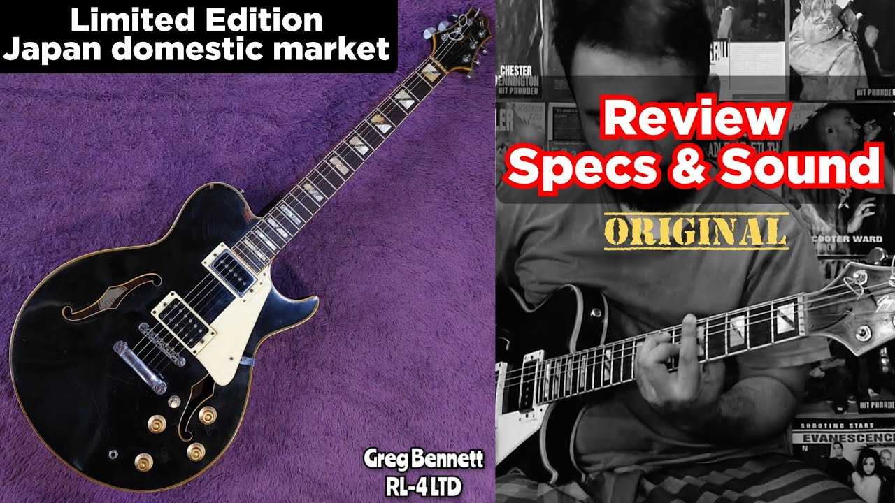 GREG BENNETT RL4 LTD Hollow Body murah #gregbennettrl4 # ...