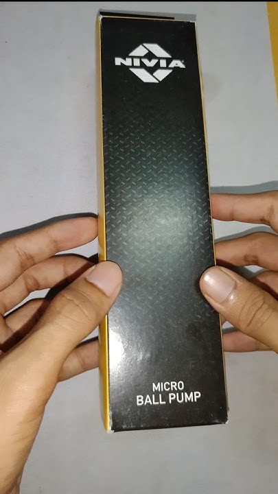 NIVIA HAND PUMP FOR FOOTBALL - YouTube