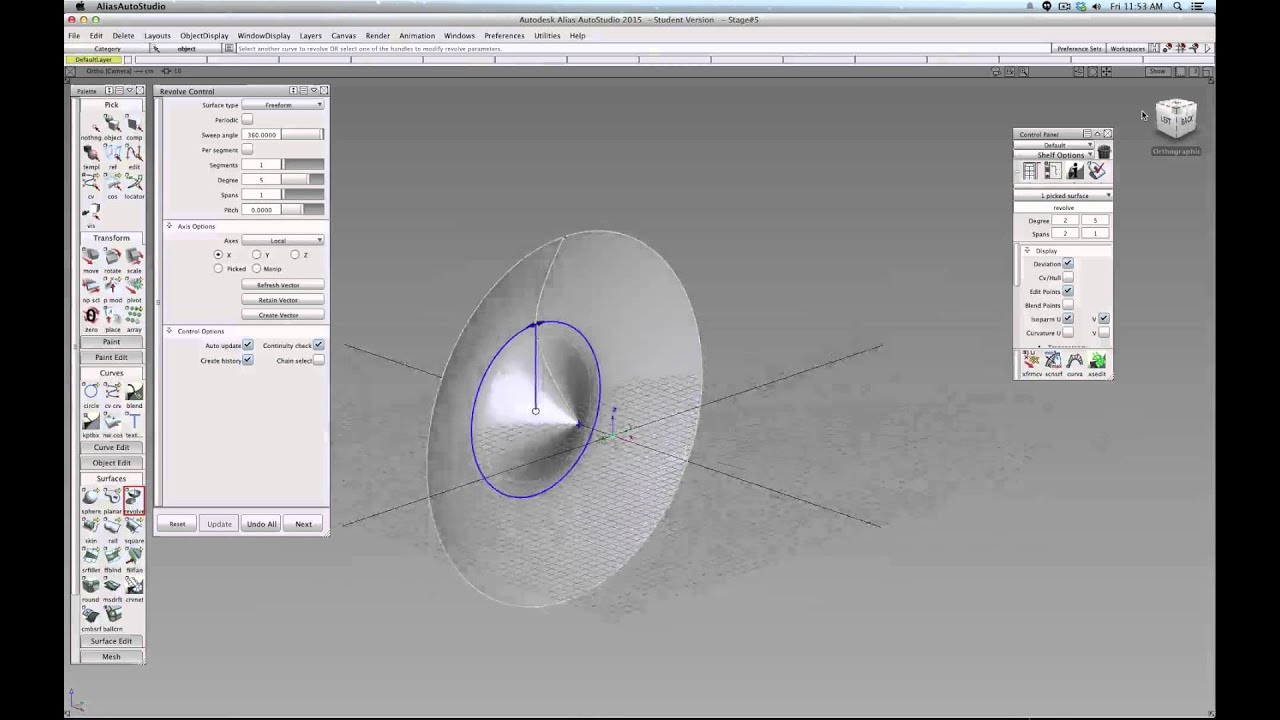 18 How To Revolve Surface - YouTube