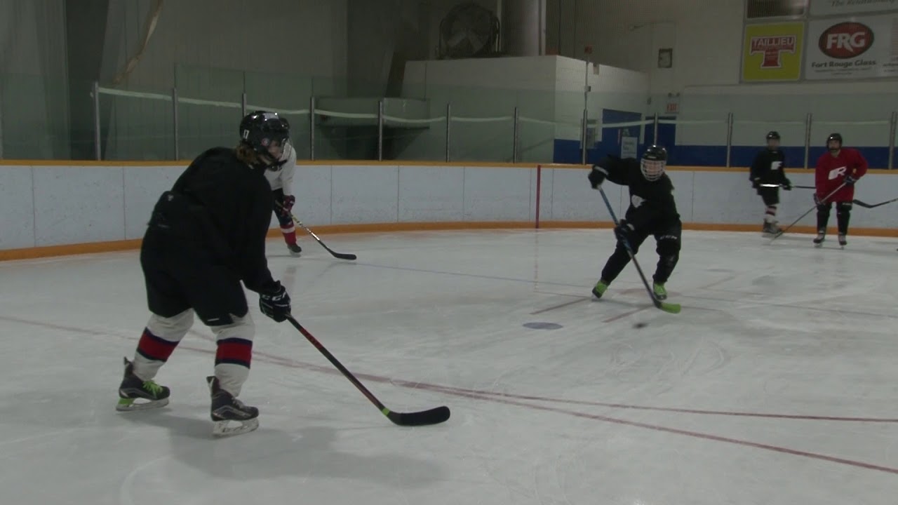 Coach Addie Miles Abbott - Hockey Drills - YouTube