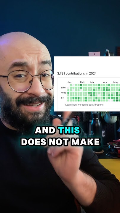 Does the GitHub contributions graph matter? #github #programming # ...