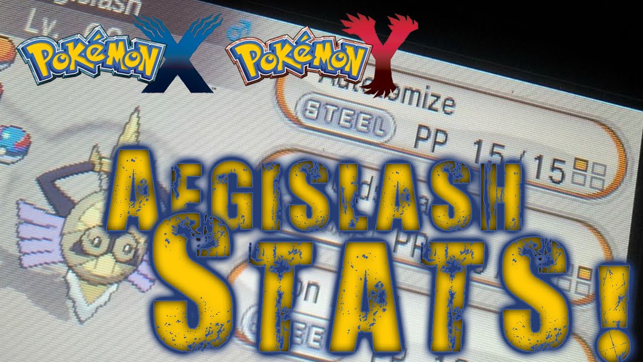 Pokémon X and Y - Aegislash Stats & Pokedex Entry! - YouTube