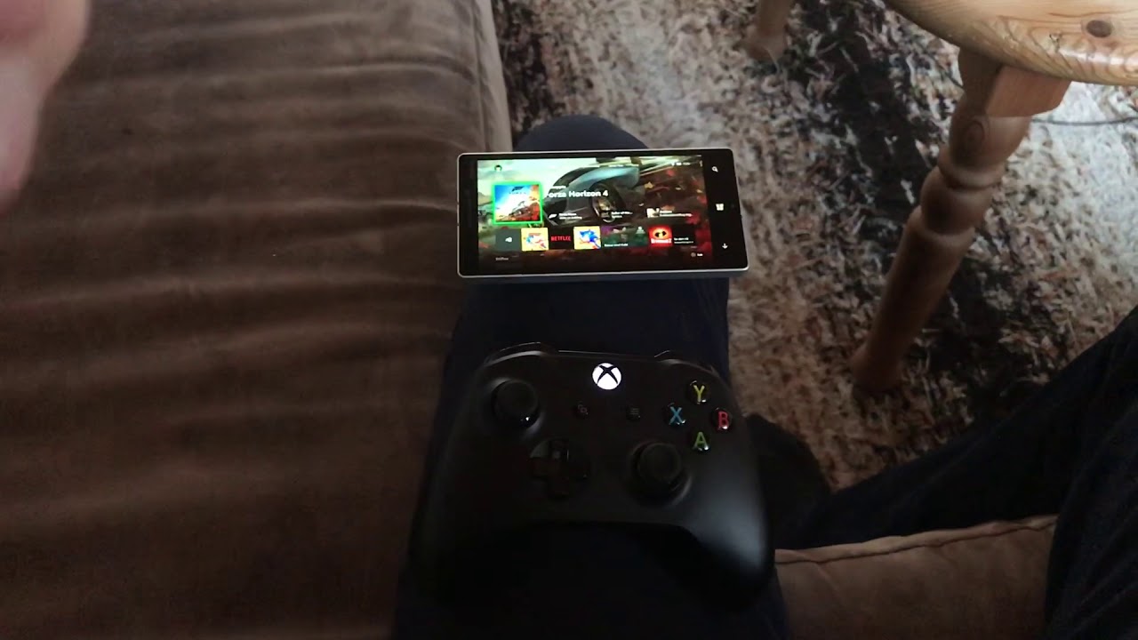 Xbox One X Remote Play to Mobile (Win 10 Mobile) - YouTube
