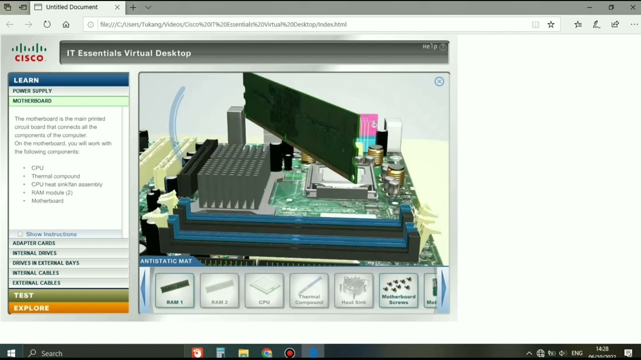 langkah-langkah instalasi dan penggunaan CISCO IT Esentials Virtual ...
