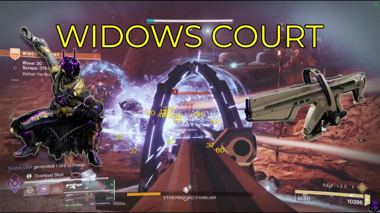 Widow’s Court Onslaught | Contraverse Hold Warlock Build | Destiny 2 ...