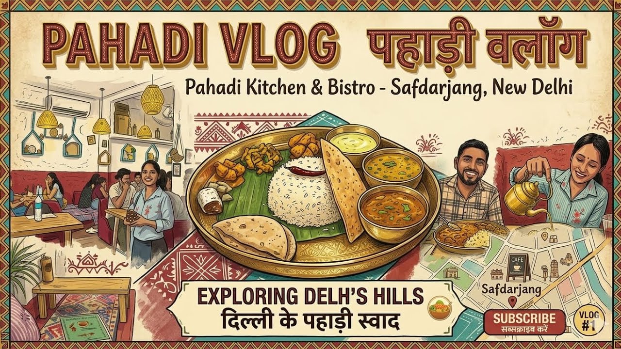 Pahadi Kitchen Bistro |Authentic Pahadi Food Experience 🍲|Taste of ...