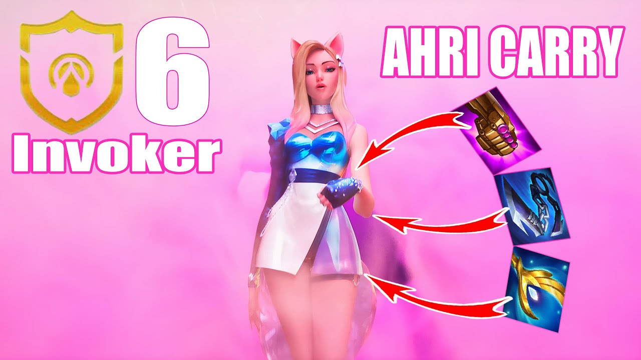 6 INVOKER & AHRI CARRY | TFT SET 9.5 RANKED | NEW PATCH - YouTube