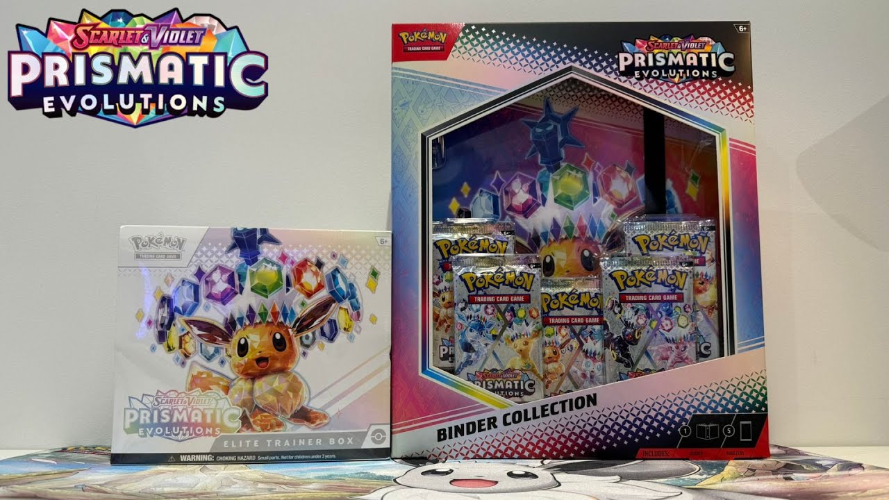 Prismatic Evolutions ETB & Binder Collection Opening ! - YouTube