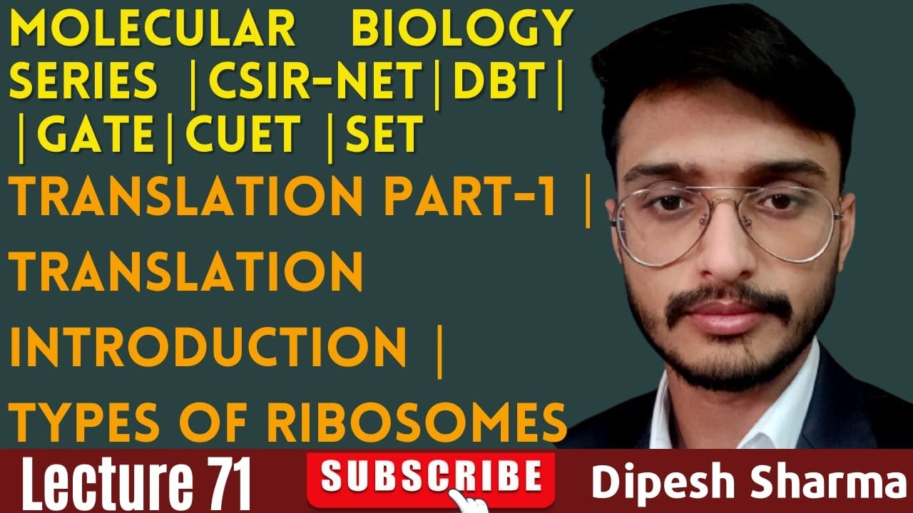 Molecular Biology Lecture 71 | Translation Part 1 | Translation ...