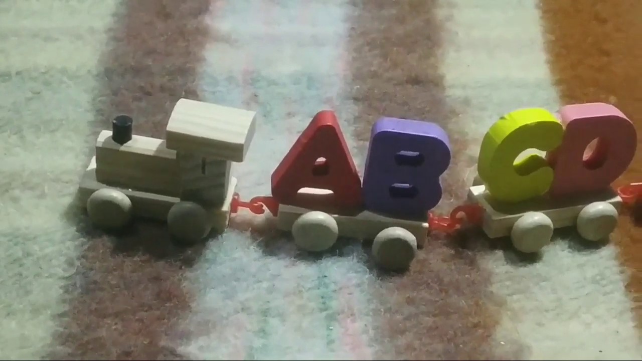 Alphabet train and truck learnig abc and fun with toys - YouTube