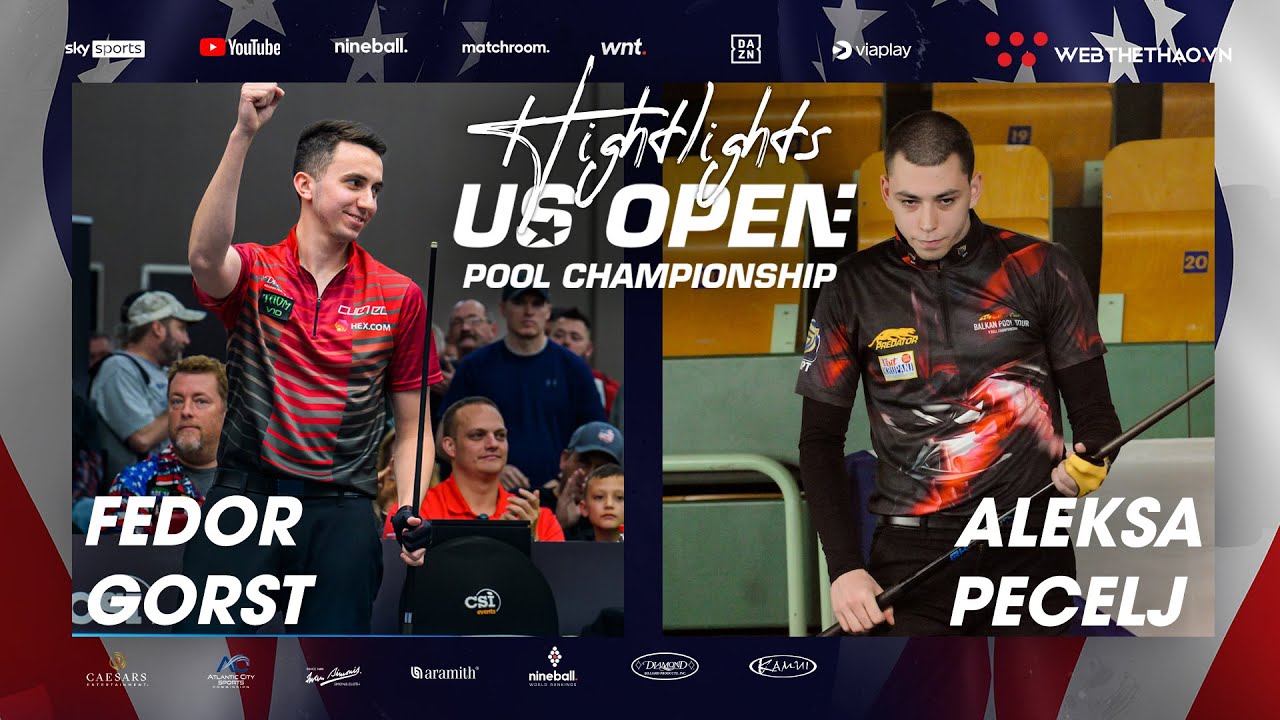 Highlights | Fedor Gorst vs Aleksa Pecelj | Bán kết Giải billiards US ...