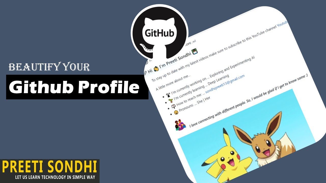 How To Create A Custom Github Profile Readme New Youtube