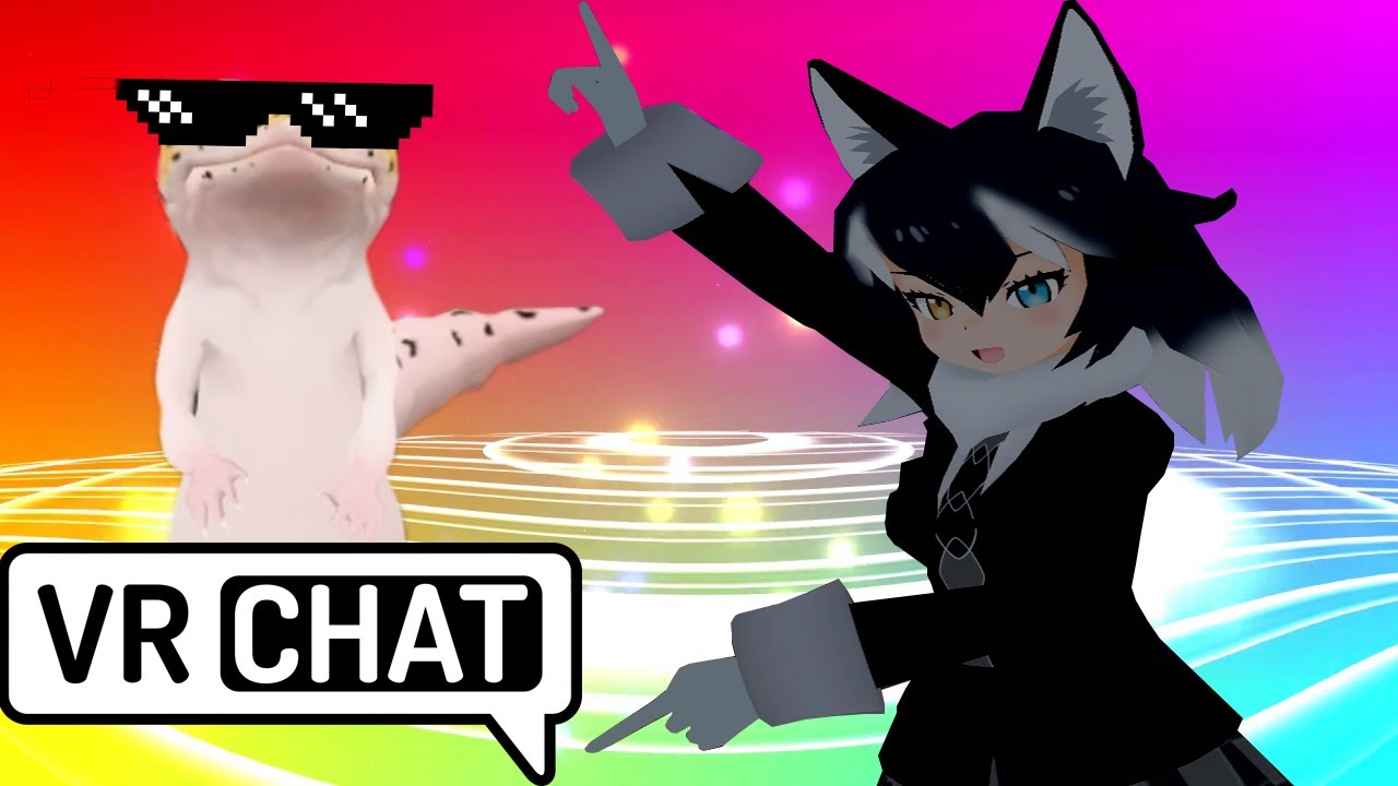 [VRChat] Messing with avatars and The Amazing Dancing Gecko! - YouTube
