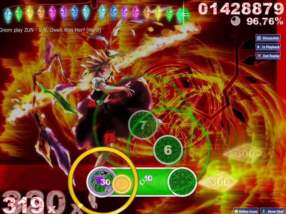 osu! Flandre Scarlet skin - YouTube