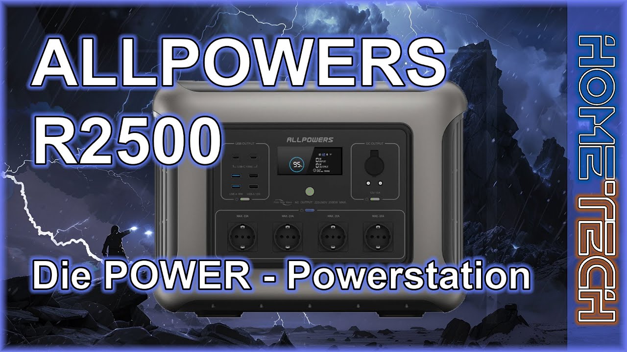 ALLPOWERS R2500 - Die POWER Powerstation mit 2016Wh #allpowers - YouTube