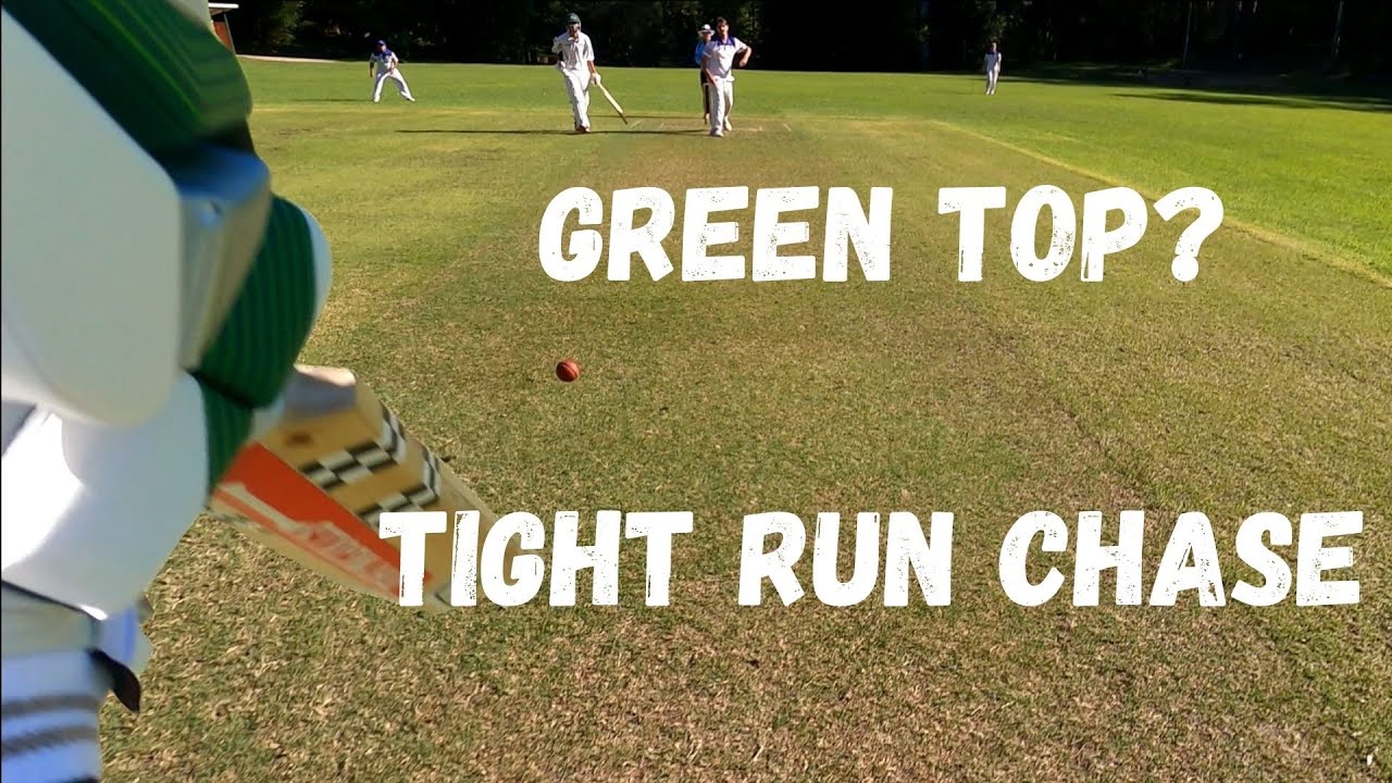 Tight run chase on a Green TOP?! | GoPro POV Cricket - YouTube