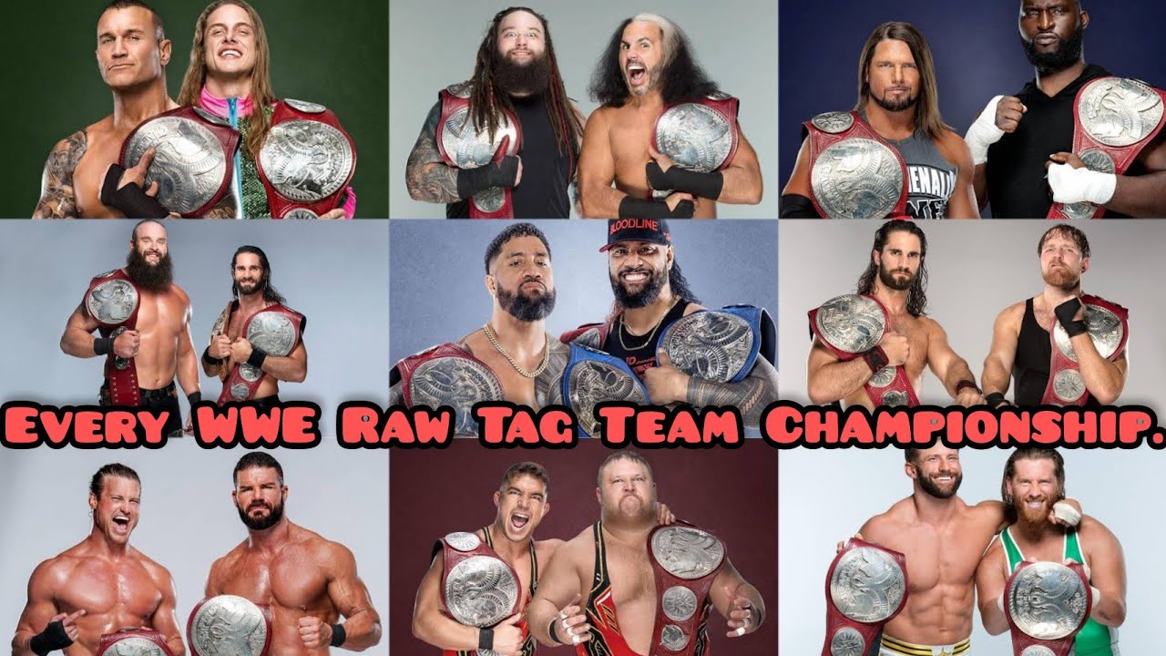 Todos los campeones en pareja de Raw (2017—2023) || Every WWE Raw Tag ...