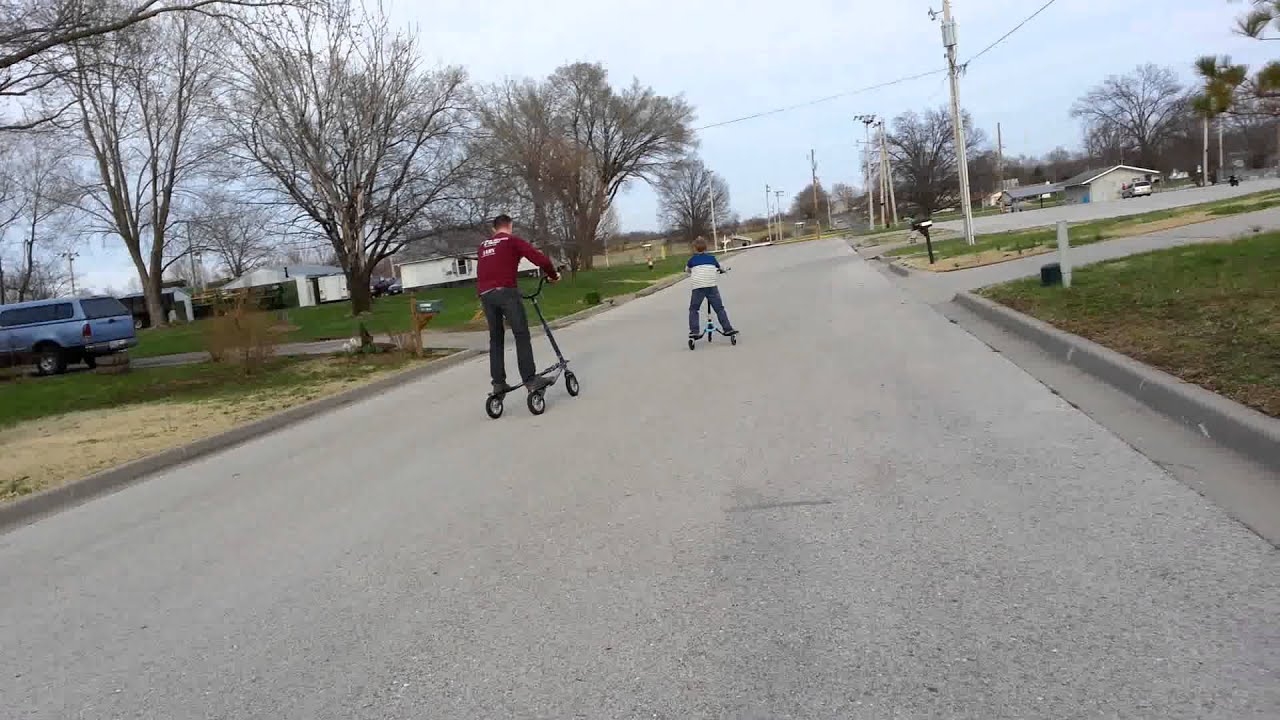 Riding #Trikke and #Flicker #fun - YouTube