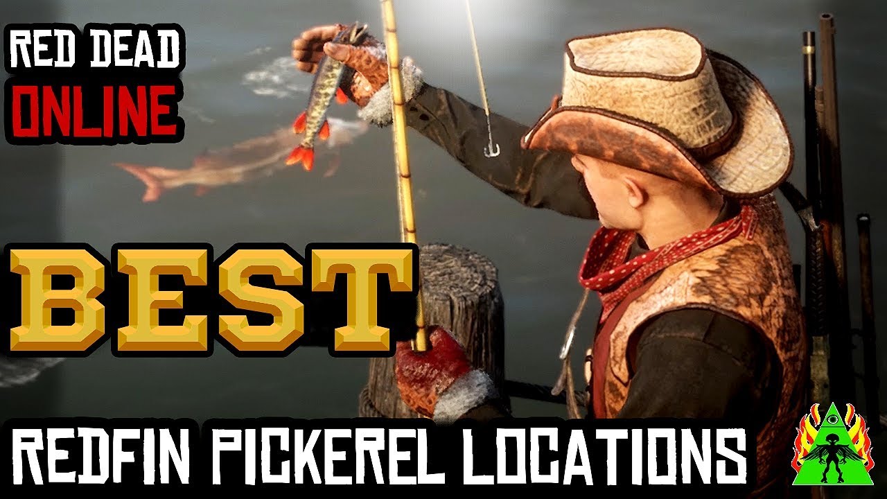 Red Dead Redemption 2 Online - REDFIN PICKEREL LOCATIONS - YouTube