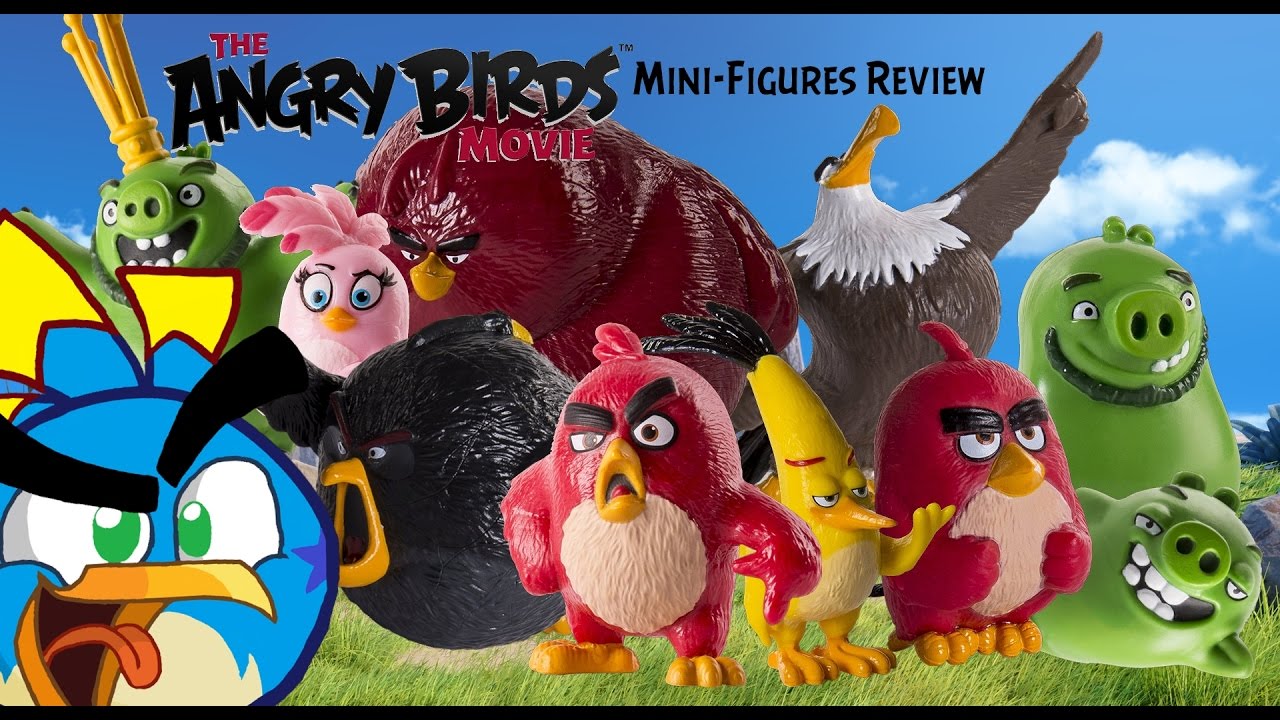 Angry Birds Movie mini figures Review - YouTube