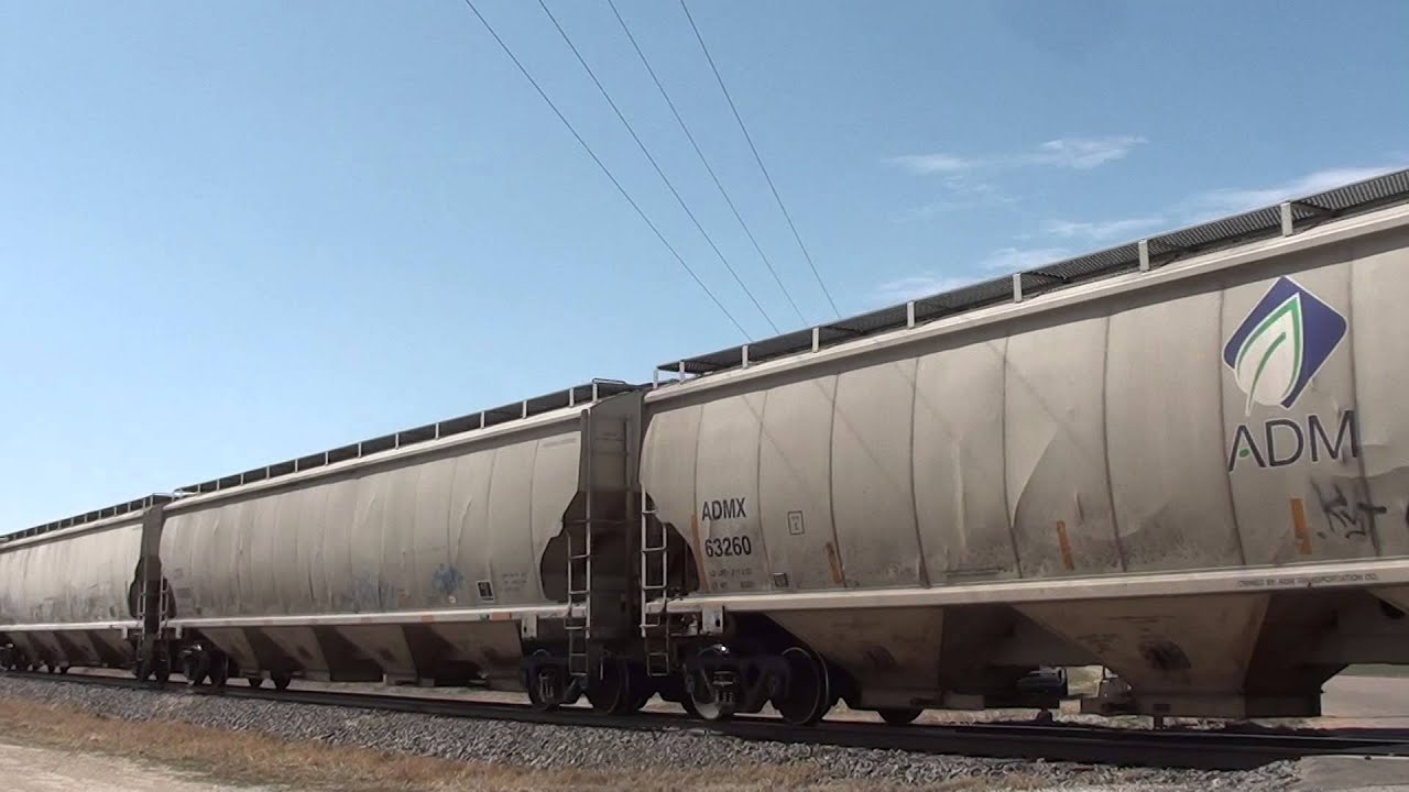 returning eastbound Texas Grain Train on the GSR 03/28/2014 - YouTube