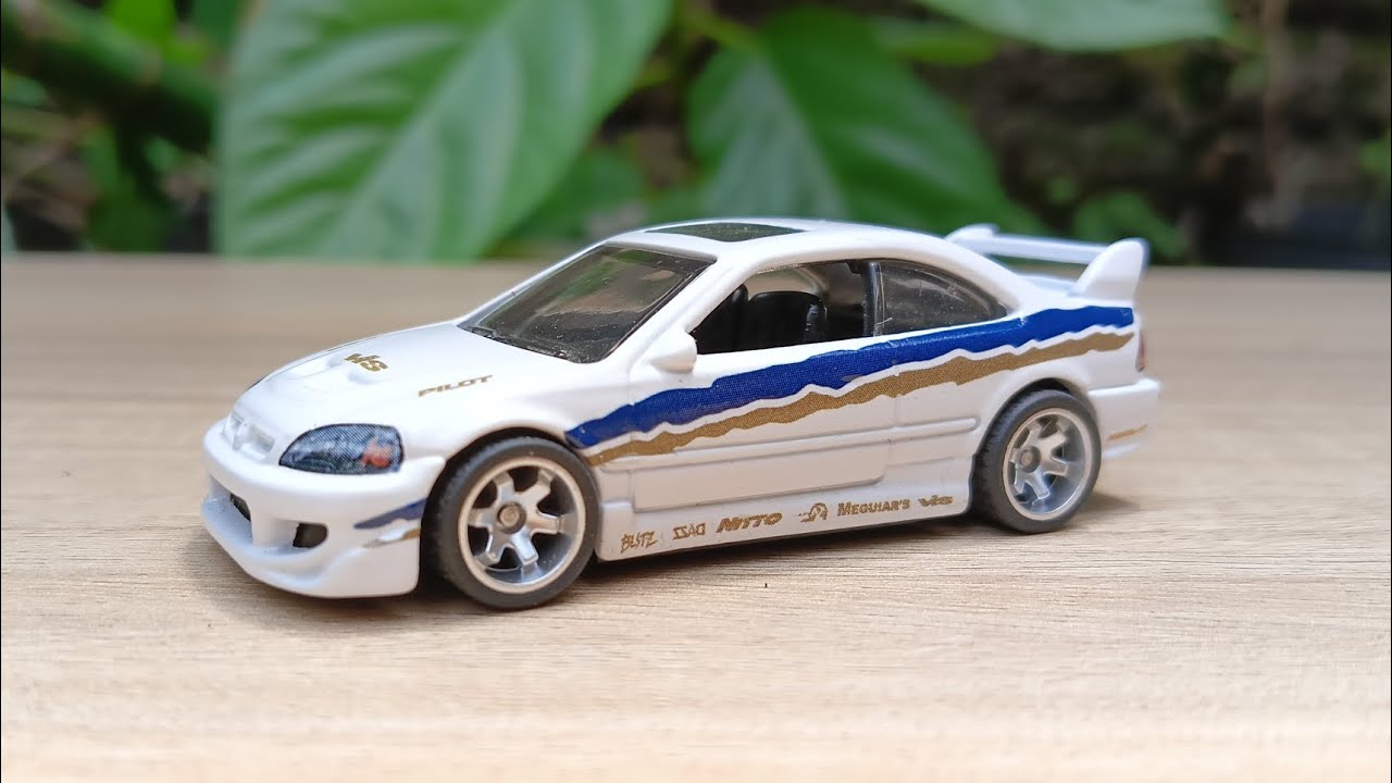 RE-PAINT HOTWHEELS CIVIC SI 'DANNY YAMATO" FAST AND FURIOUS - YouTube