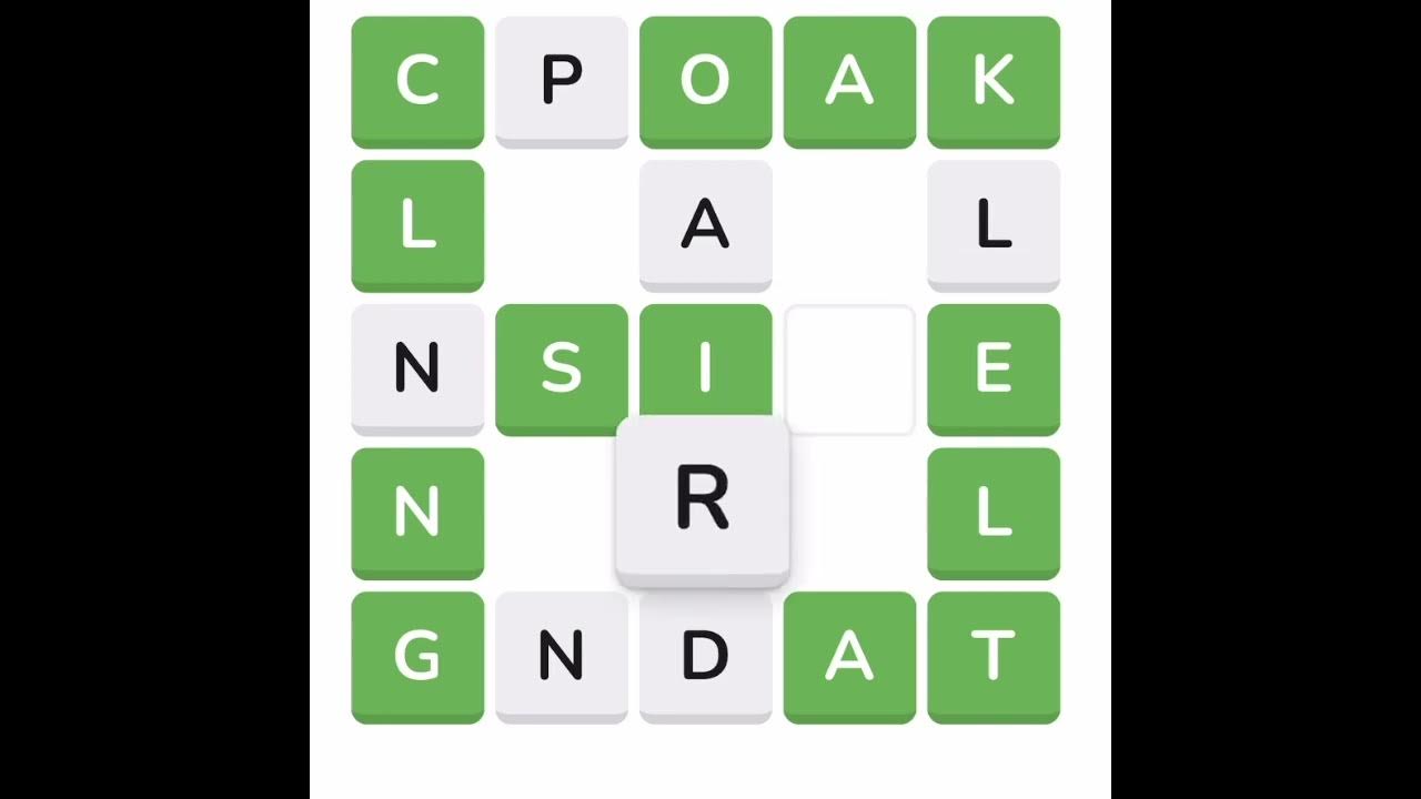 Daily Waffle #465 - 4/30/23 - Solved! 3 Stars! - YouTube