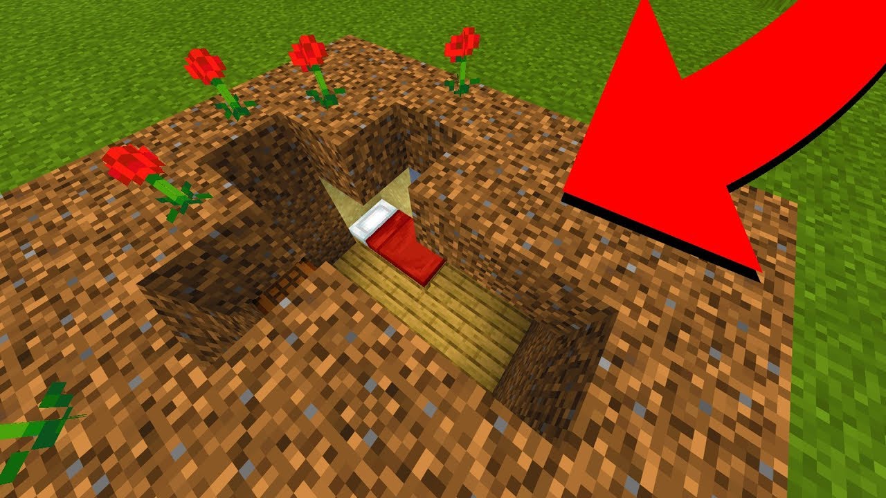 Found secret room under Minecraft grave.. (Scary Minecraft Video) - YouTube