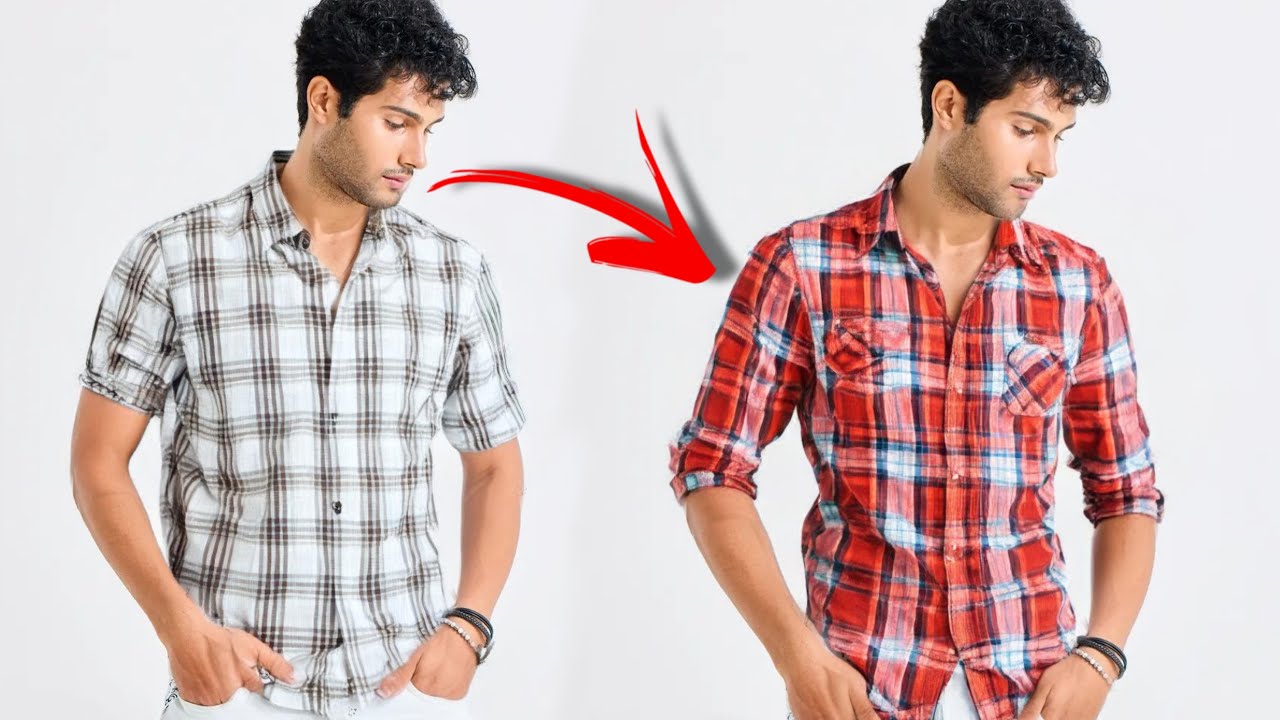 How to change shirt in photo editing | change clothes Using Ai in One ...