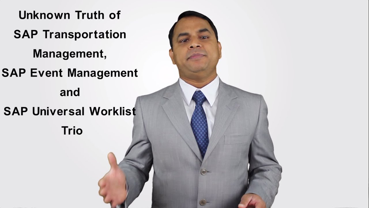 Unknown Truth of SAP Transportation Management, SAP Event Management ...