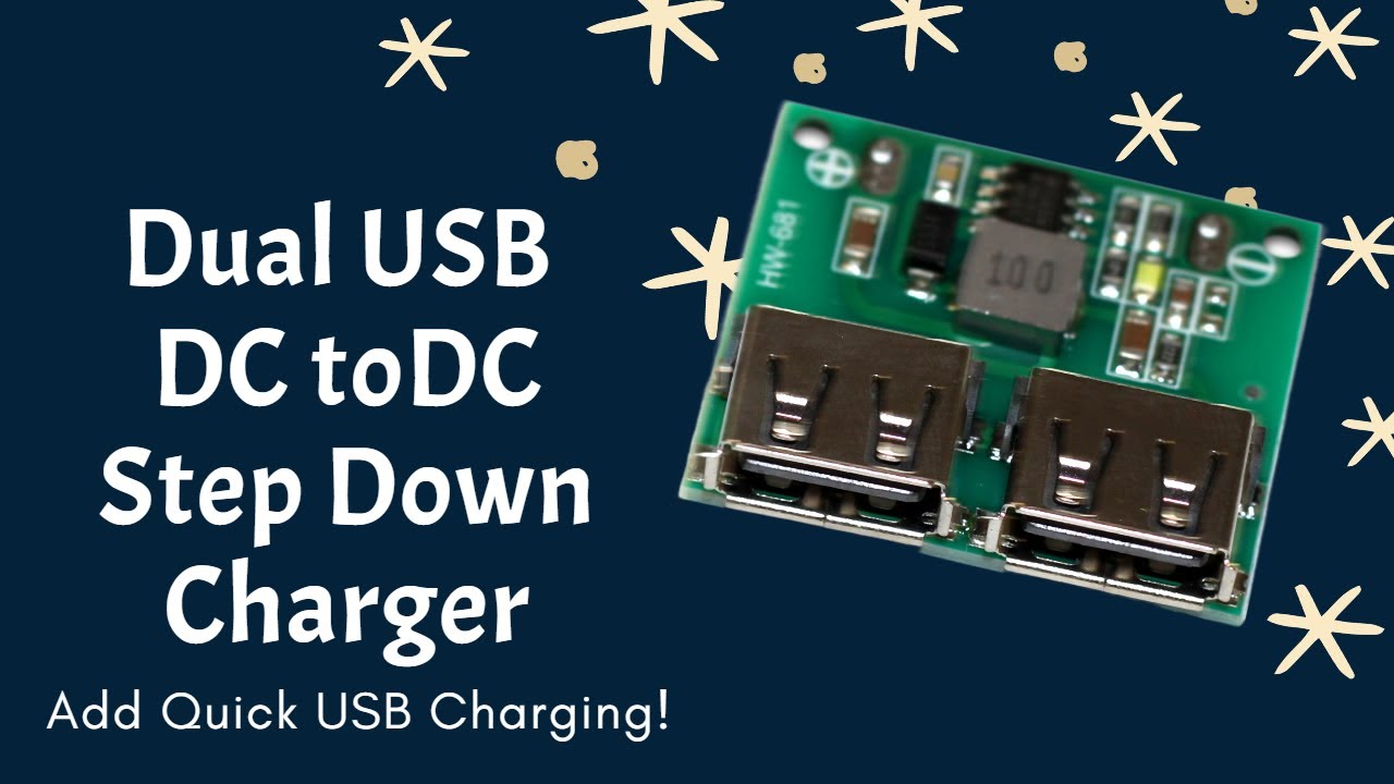 1-Minute Intro: Dual USB DC-DC Step Down Power Supply Charger Module ...