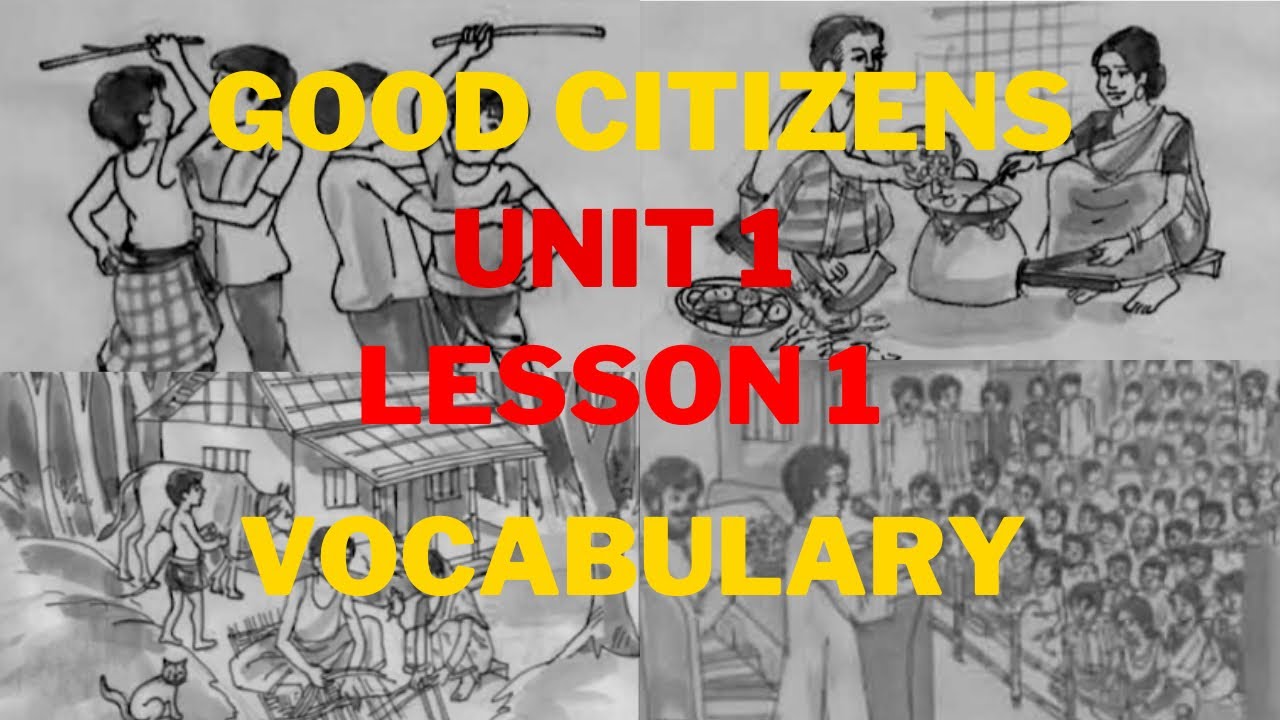 SSC| English 1st Paper| Unit 1| Lesson 1| Good Citizens| Vocabulary ...