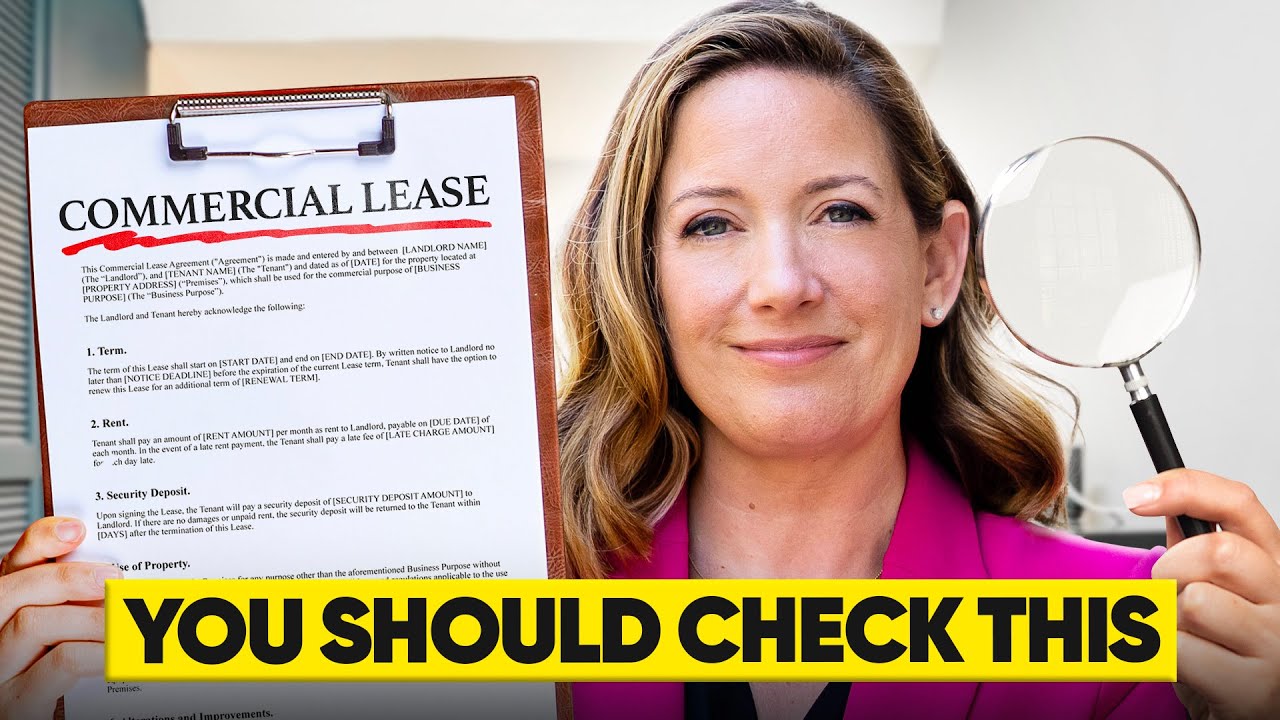 Commercial Lease Lawyer: The ULTIMATE Commercial Lease Review: EVERYTHING You Need to Know - YouTube