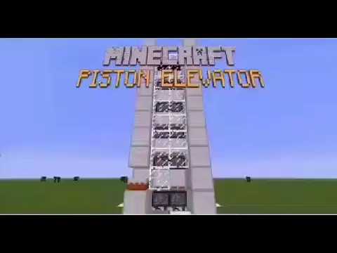 How to make a Working Elevator in Minecraft pe (Pocket Edition) - YouTube