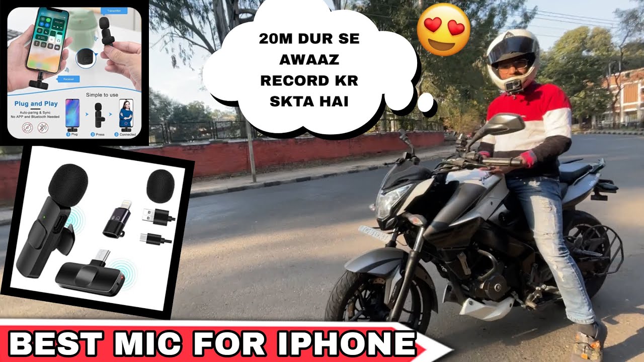 Best Wireless Mic For Vloggers And Motovloggers 😍!! *MUST WATCH* - YouTube
