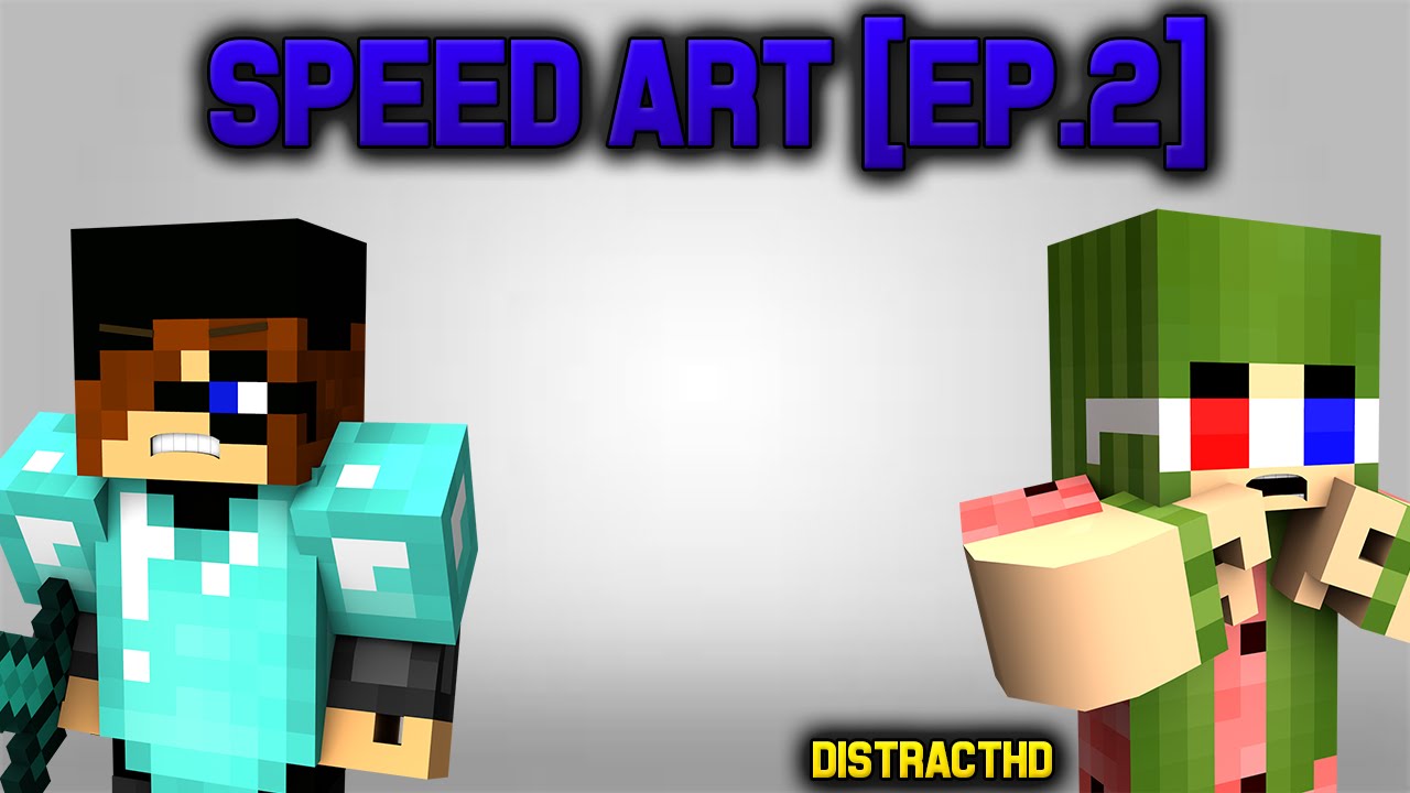 Minecraft Speed Art [EP.2] (ZombieWarsSMT) - YouTube