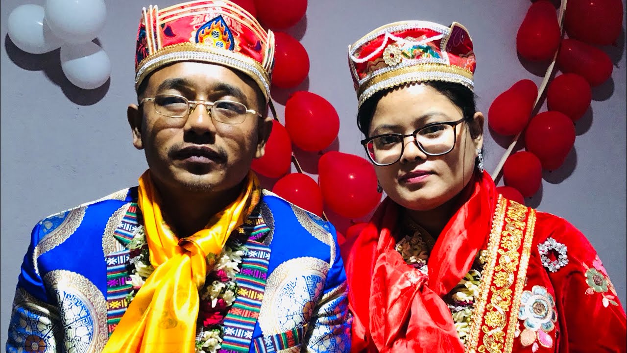 Tamang culture wedding ceremony - YouTube