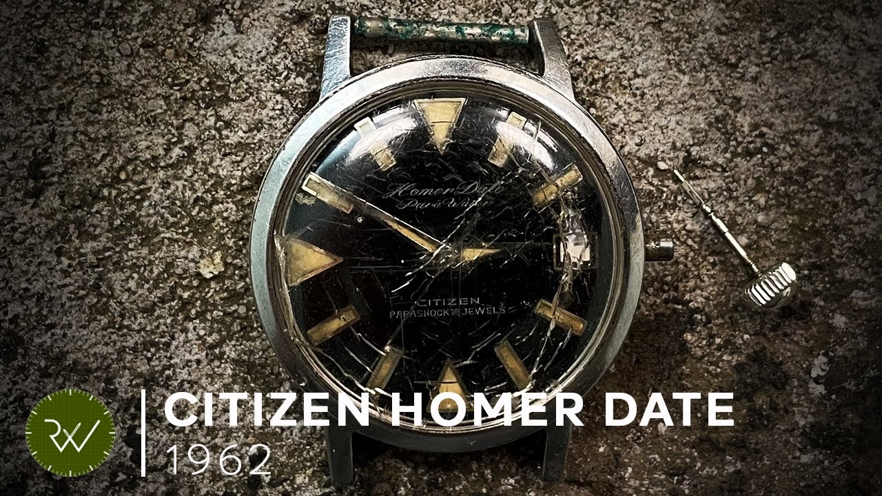 Restoration of a Rare Vintage Citizen Watch - A Hidden Gem! - YouTube