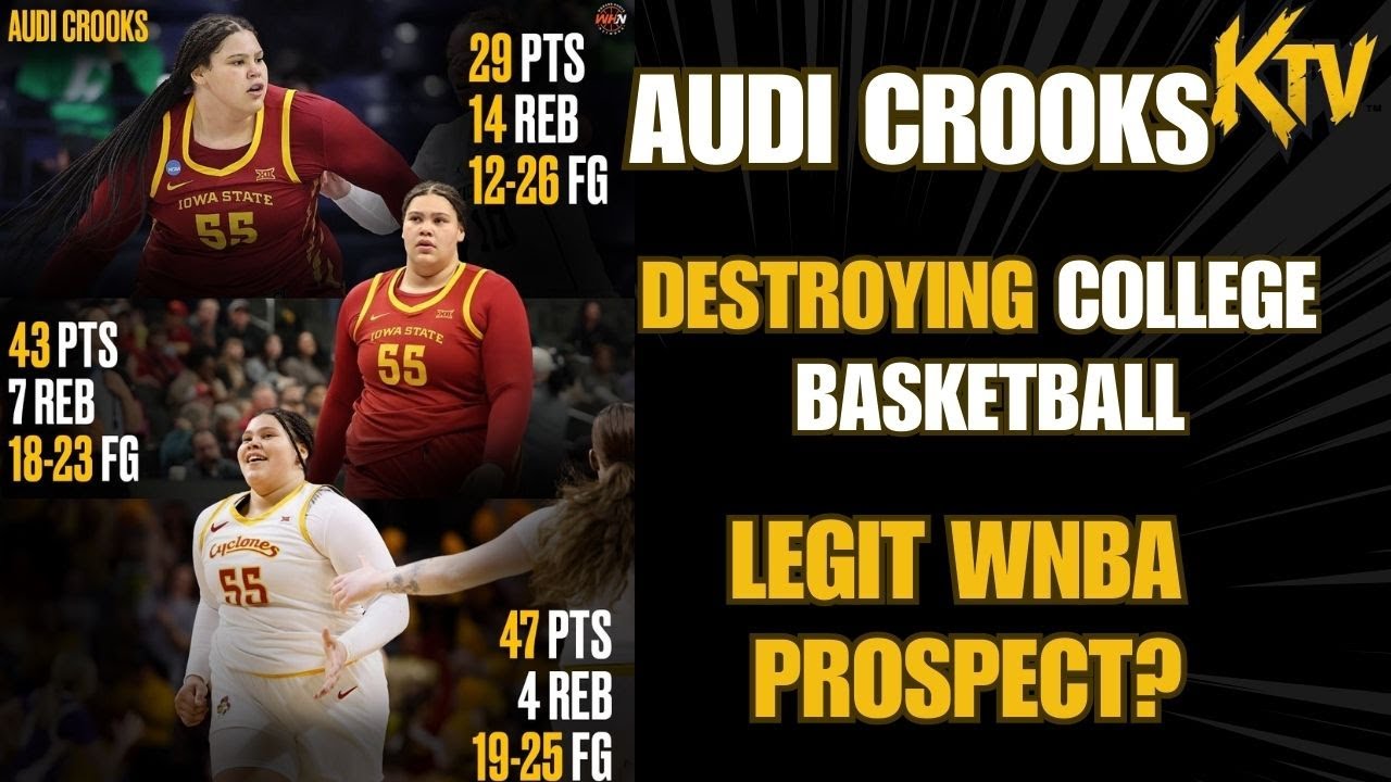 AUDI CROOKS IS GOING CRAZY ANOTHER INSANE 40 POINT GAME .. IS SHE A ...