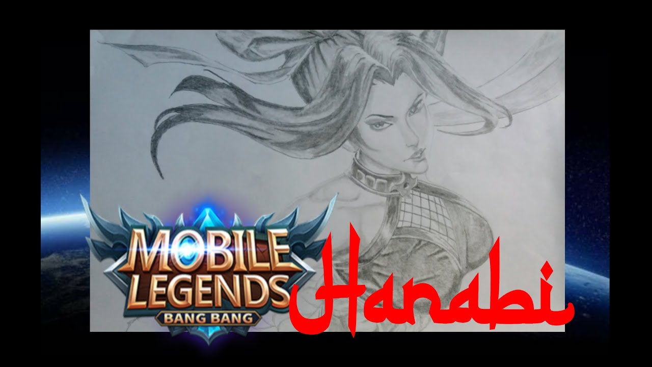 Hanabi - Mobile Legends - Speed drawing - YouTube