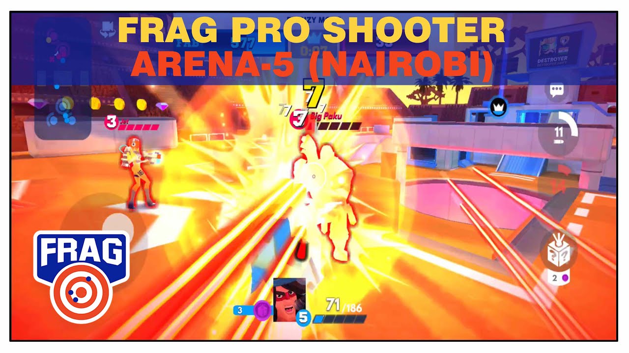 FRAG PRO SHOOTER - LASER ATTACK POWER OR WHAT - YouTube