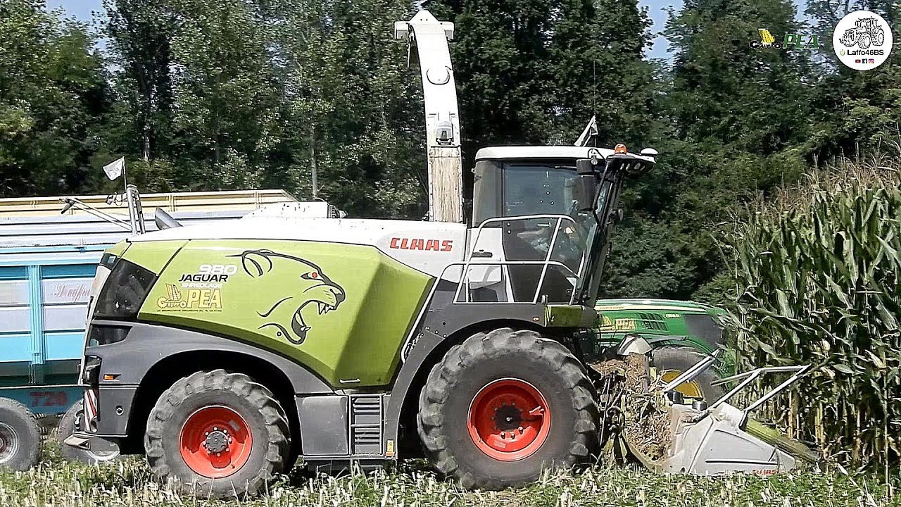 Claas Jaguar 980 Type 498 SHREDLAGE Special Edition & 8 trailers ...