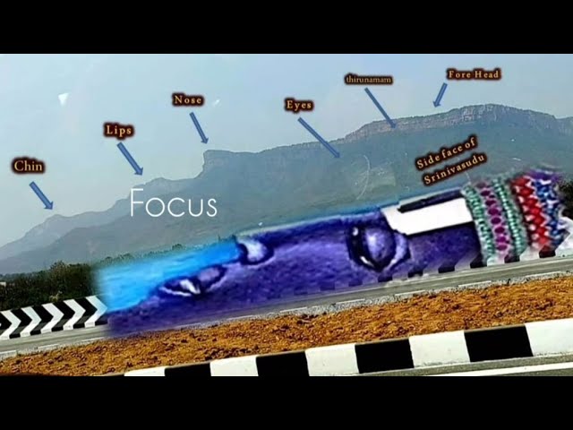 Lord Venkateswara Face In Hills