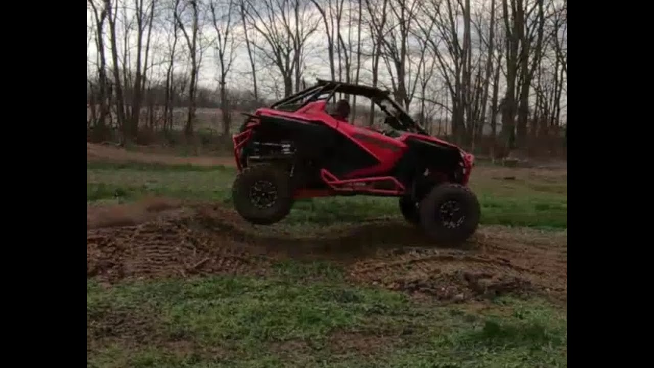 Breaking in New RZR Track - YouTube