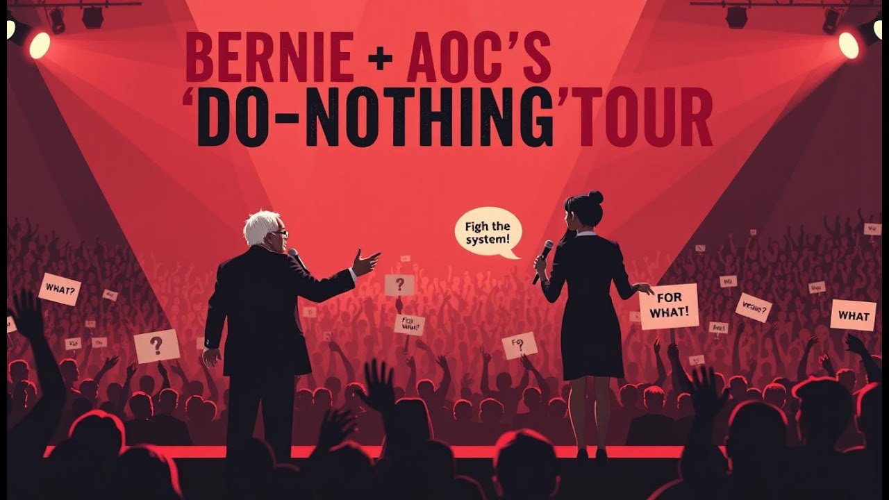 Bernie + AOC’s Do-Nothing “Tour” 🏟️😒 - YouTube