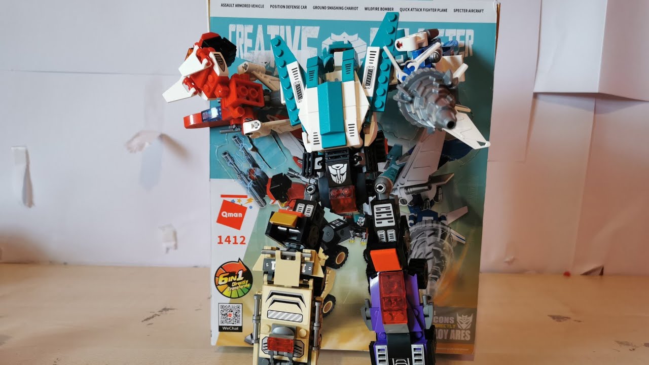 Enlighten Transformer LEGO Qman bricks CREATIVE MASTER action team ...