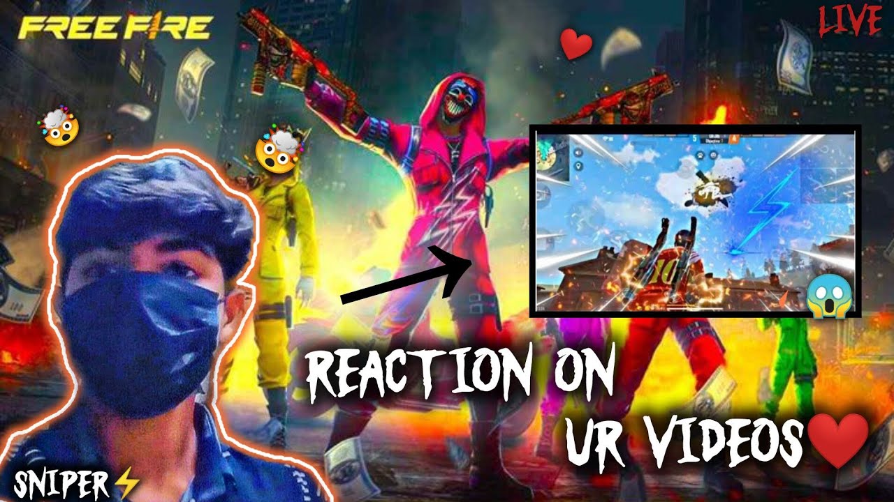 FREE FIRE 🔥 REACTION ON UR VIDEOS ️🤯#TELUGUFF #FFLIVETELUGU #FFDFG ...