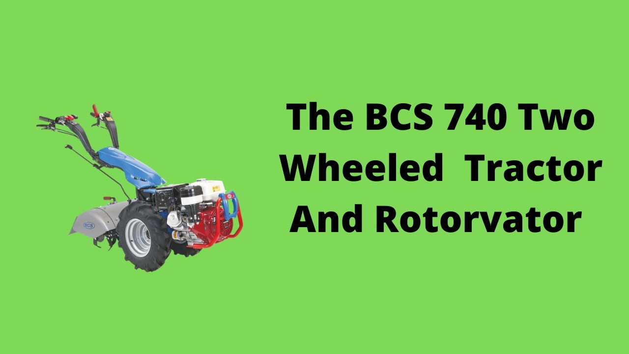 BCS 740 Wheeled Rotavator - YouTube