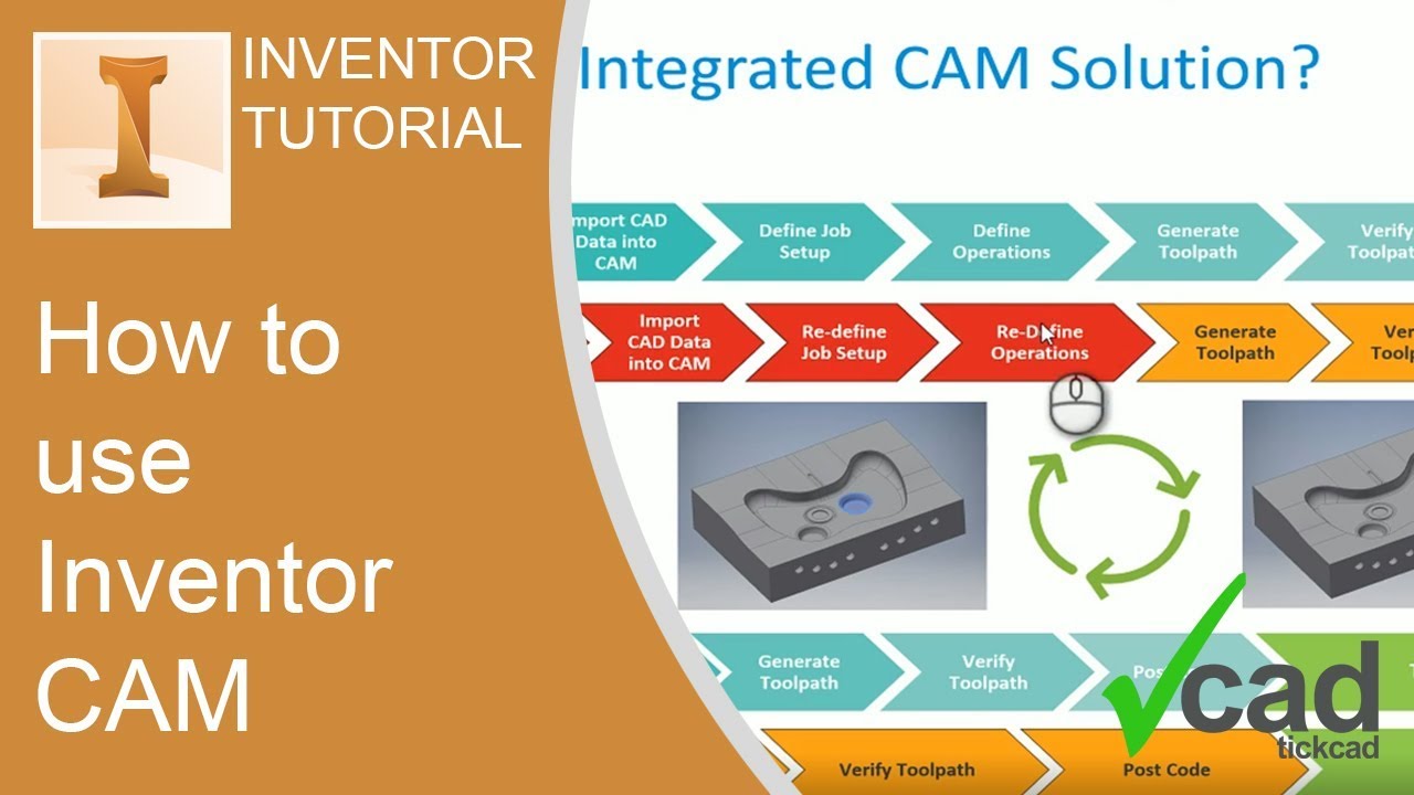 How to save time with Integrated CAM | Autodesk Inventor - YouTube