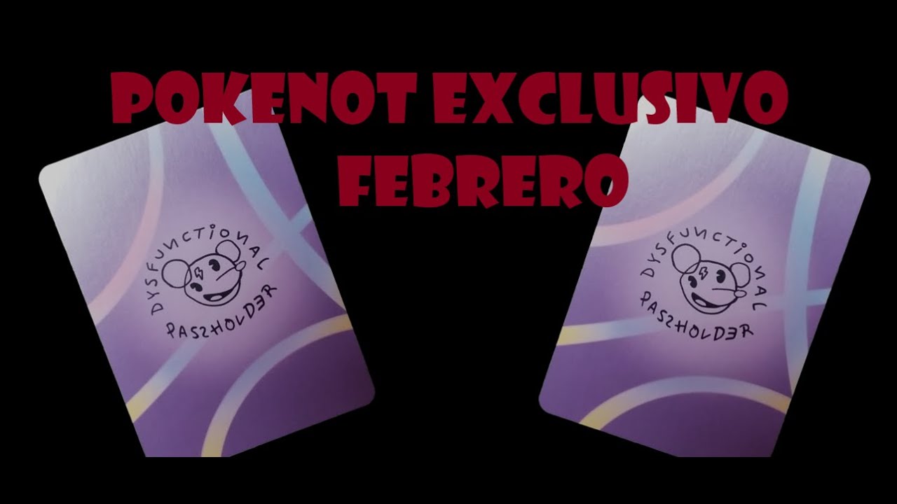 Pokenots ! Carta exclusiva de Febrero. Pokenot! - YouTube